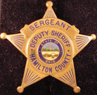 Badge HCSO Sergeant PAGE – The Greater Cincinnati Police Museum