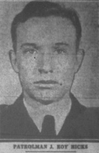 Patrolman Jessie Roy Hicks | Cincinnati Police Division - Greater ...